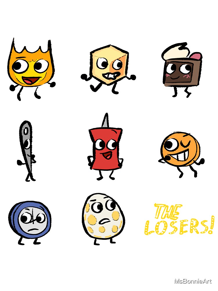 "BFB THE LOSERS Pack" Kids T-Shirt for Sale by MsBonnie | Redbubble