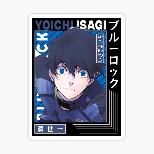 "Yoichi Isagi - Blue Lock" Sticker for Sale by Saghanime | Redbubble