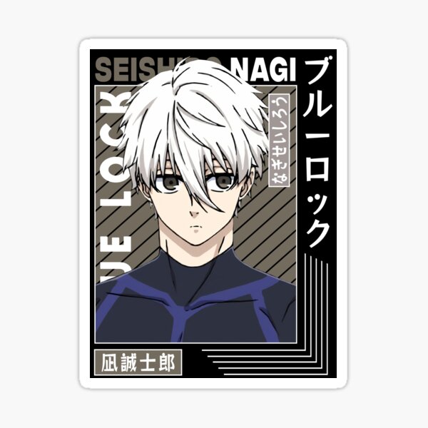 "Seishiro Nagi - Blue Lock" Sticker for Sale by Saghanime | Redbubble