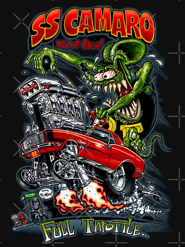 "SS CAMARO RAT FINK" T-shirt for Sale by kasperrelay | Redbubble | ss ...