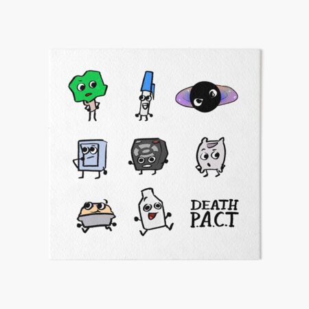 "BFB DEATH PACT Pack" Art Board Print for Sale by MsBonnie | Redbubble