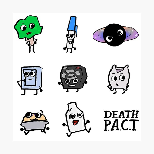 "BFB DEATH PACT Pack" Photographic Print for Sale by MsBonnie | Redbubble