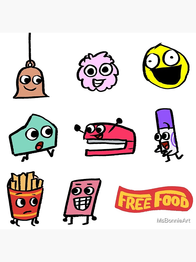 "BFB FREE FOOD Pack" Poster for Sale by MsBonnie | Redbubble