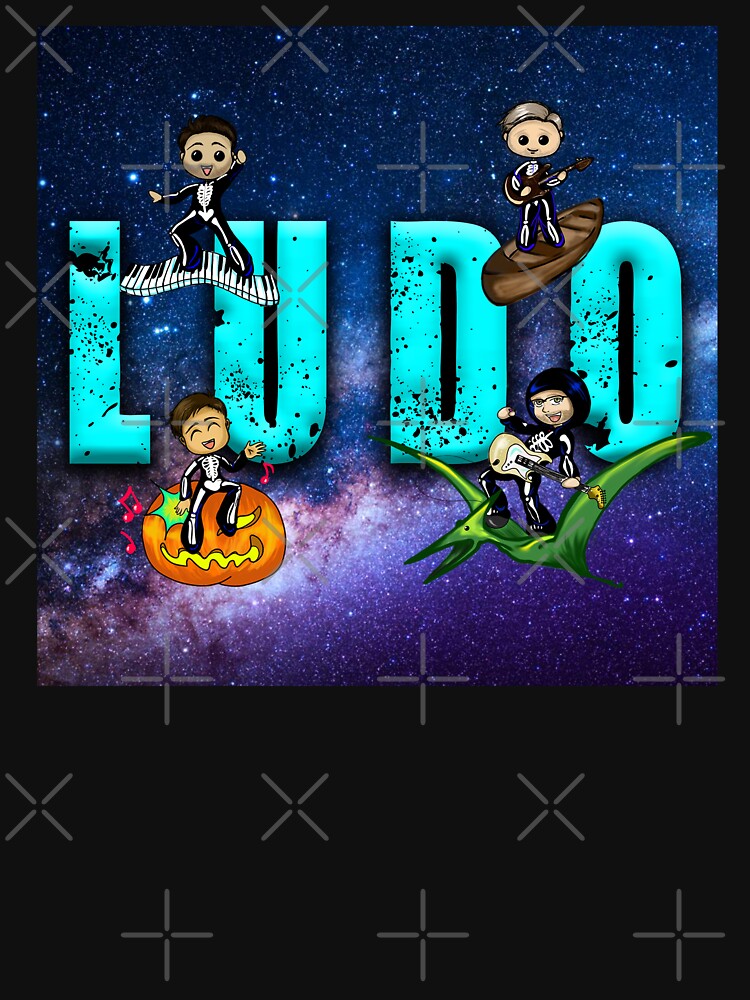 "Ludo In Space logo" T-shirt for Sale by AvogatoToast | Redbubble ...