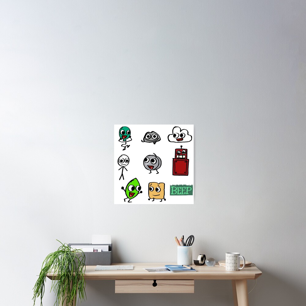 "BFB BEEP Pack" Poster for Sale by MsBonnie | Redbubble