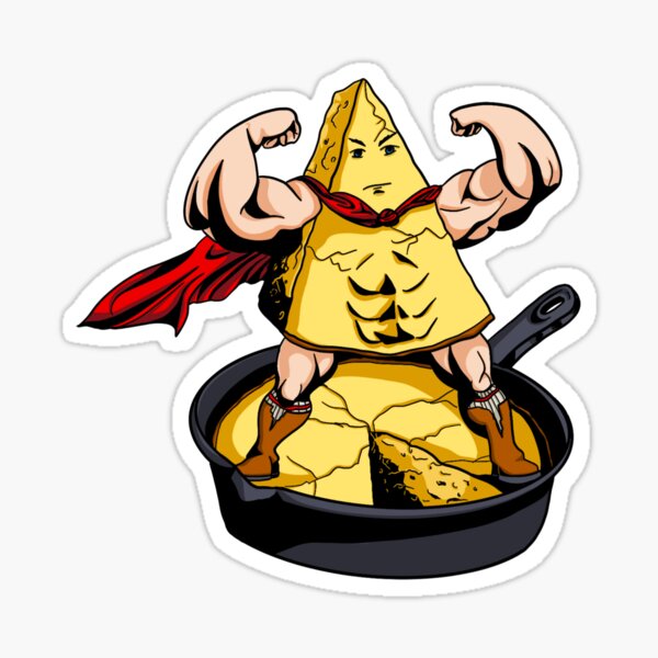 "Hunky Cornbread" Sticker for Sale by EnchantressReku | Redbubble