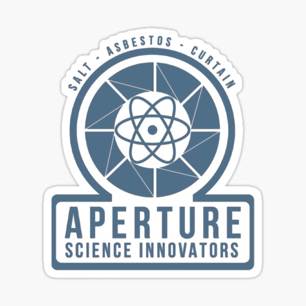 "Aperture Science Aperture Laboratories Half Life 2 Portal " Sticker ...