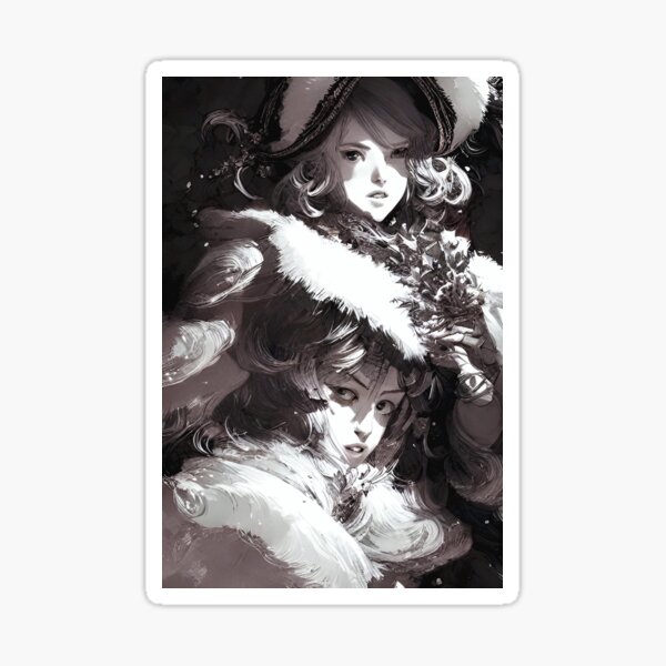 "Over My Shoulder 2" Sticker for Sale by Ai-Artz | Redbubble