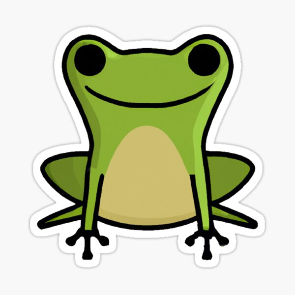 "Francis the Frog" Sticker for Sale by KeplerOrBust | Redbubble