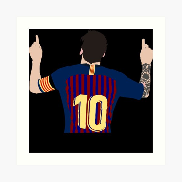 "Lionel-Messi-Iconic-Goal-Celebration-o44" Art Print for Sale by ...