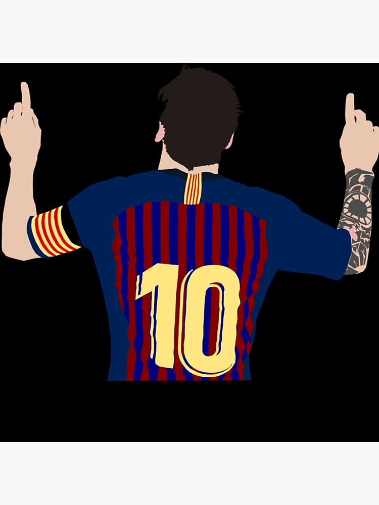 "Lionel-Messi-Iconic-Goal-Celebration-o44" Poster for Sale by ...