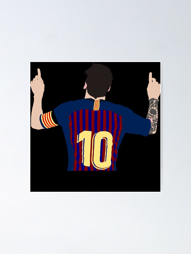 "Lionel-Messi-Iconic-Goal-Celebration-o44" Poster for Sale by ...