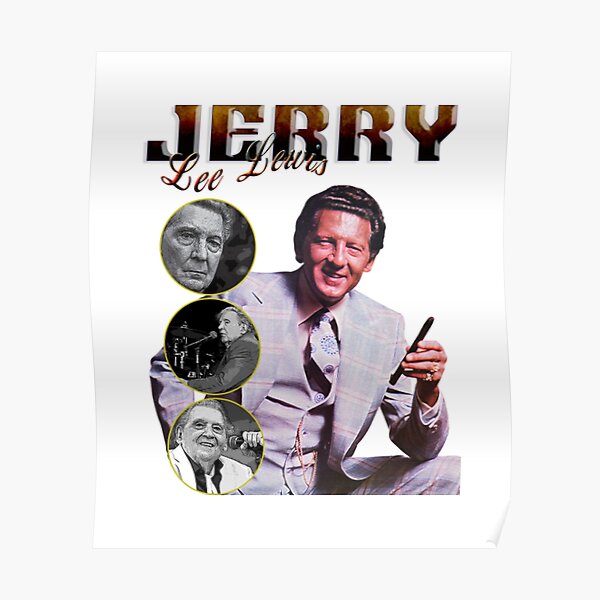 "Jerry Lee Lewis" Poster for Sale by rayummy8 | Redbubble