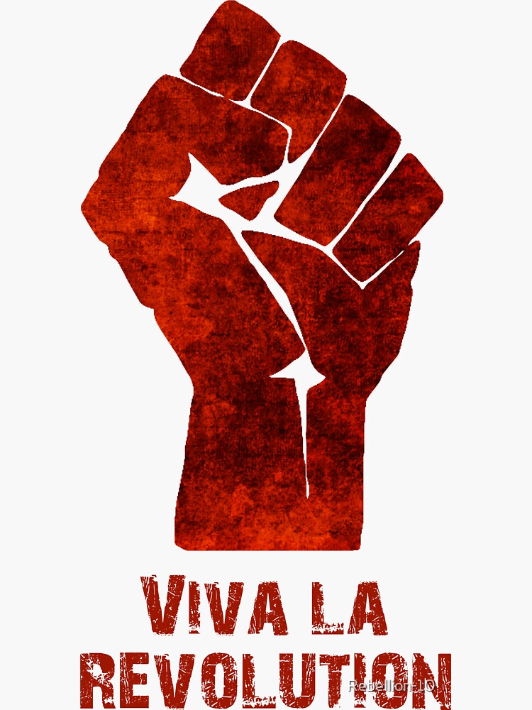 "Viva La Revolution" Sticker for Sale by Rebellion-10 | Redbubble