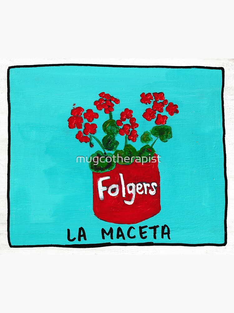 "La Maceta 1" Sticker for Sale by mugcotherapist | Redbubble