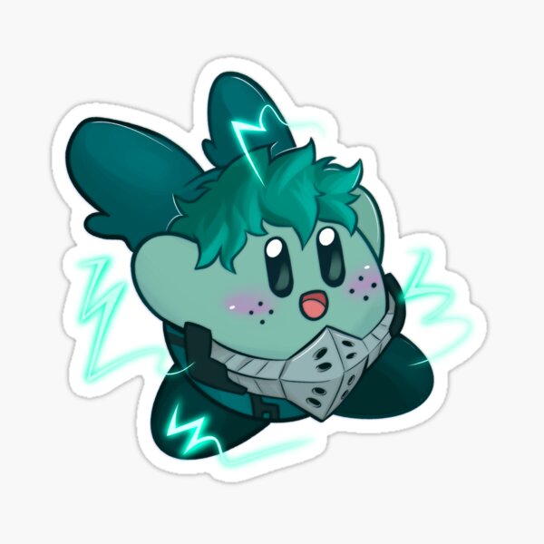 Kirbo Deku Sticker For Sale By Forythetilly Redbubble