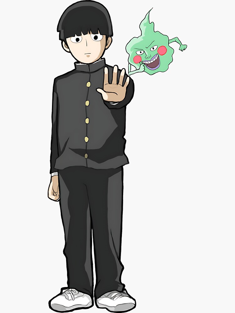 "mob psycho and dimple" Sticker for Sale by Scklap-Design | Redbubble