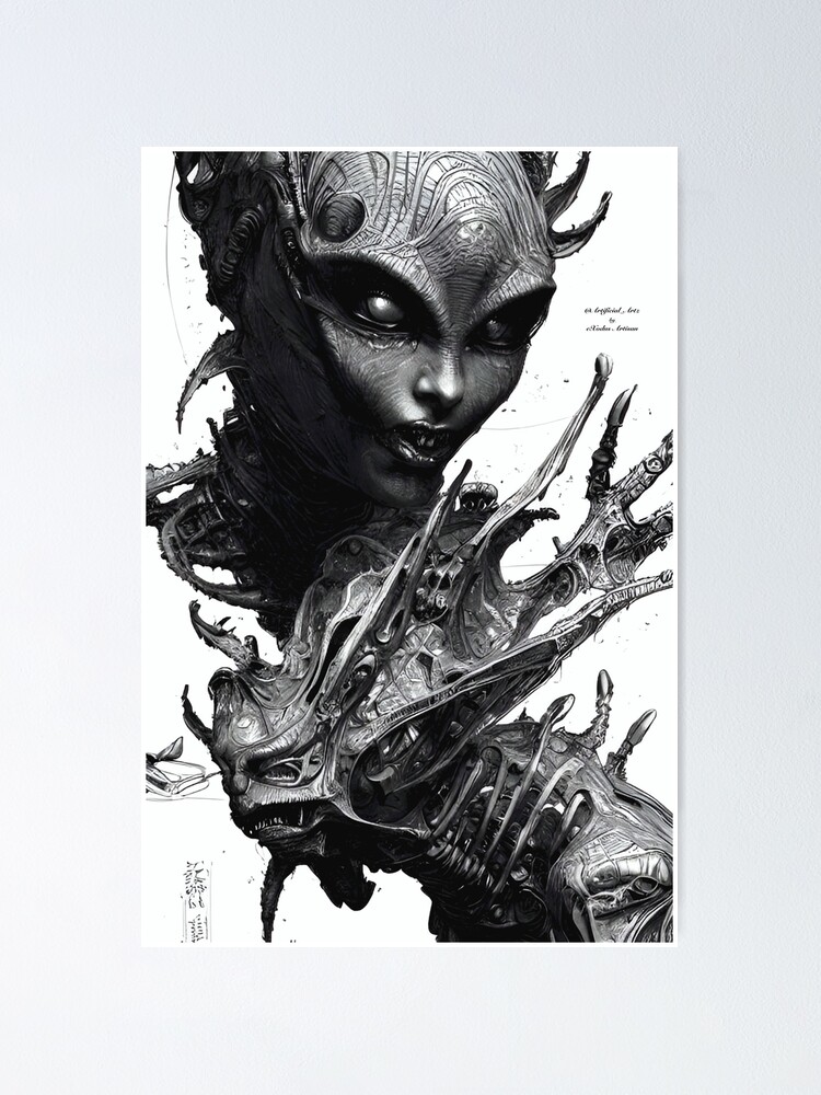 "Almond Alien Eyes" Poster for Sale by Ai-Artz | Redbubble