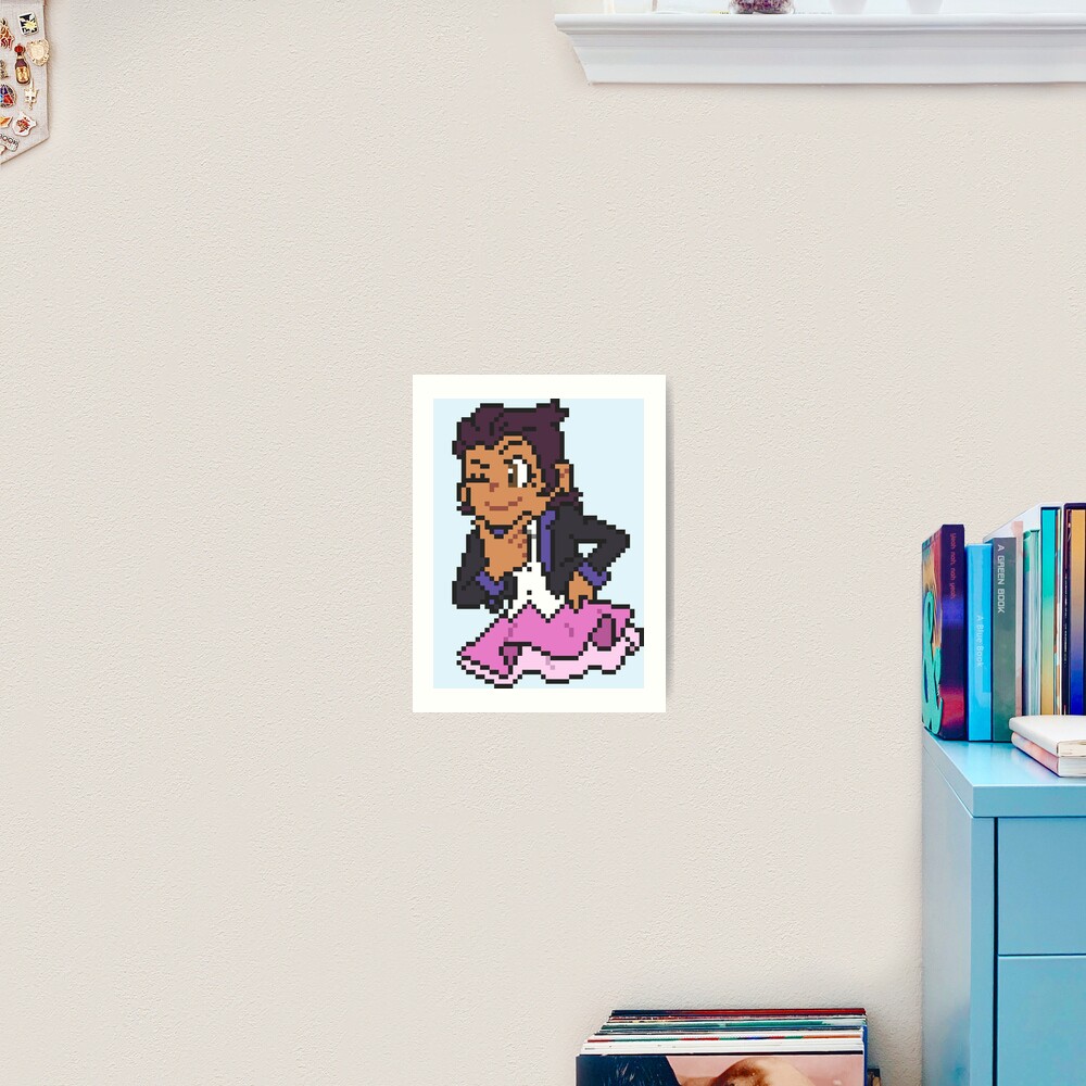 Luz Noceda Grom Pixel Art Art Print For Sale By Dopey Kun Redbubble