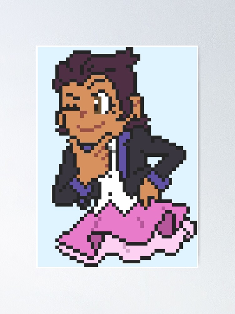 Luz Noceda Grom Pixel Art Poster For Sale By Dopey Kun Redbubble