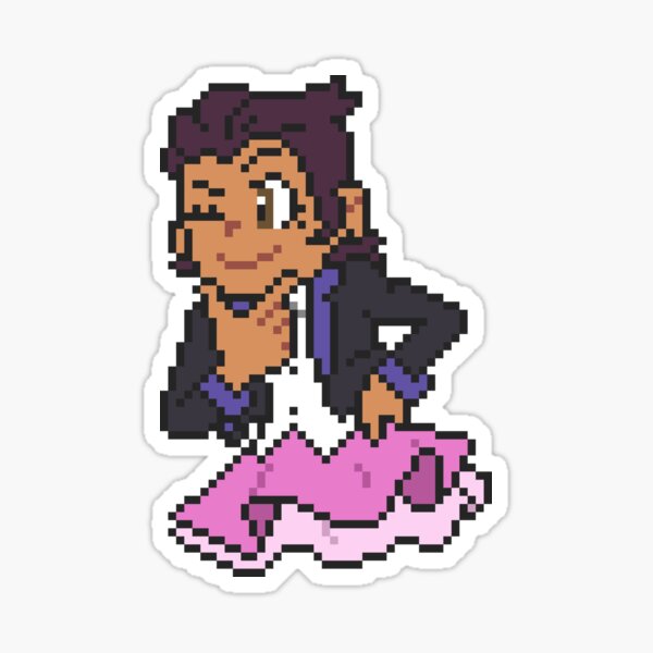 Luz Noceda Grom Pixel Art Sticker For Sale By Dopey Kun Redbubble