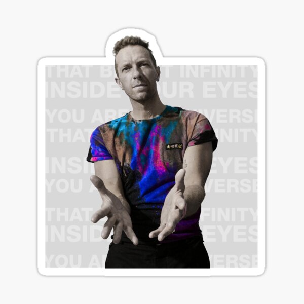"Chris Martin " Sticker for Sale by wymsbeerlyy | Redbubble