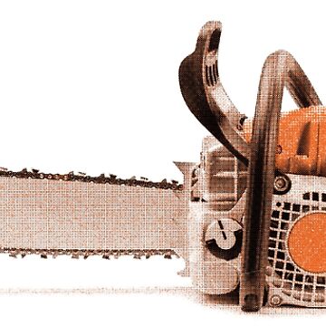 "Chainsaw" Sticker for Sale by eyesupco | Redbubble
