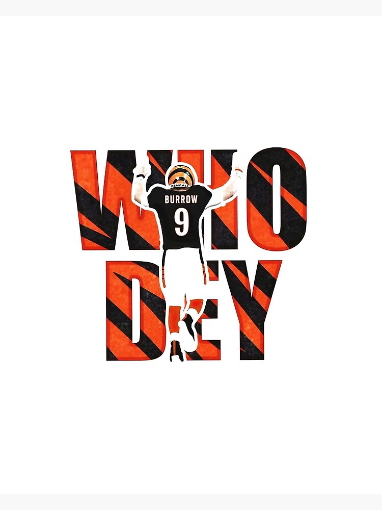"Who Dey" Poster for Sale by SeanAForet | Redbubble