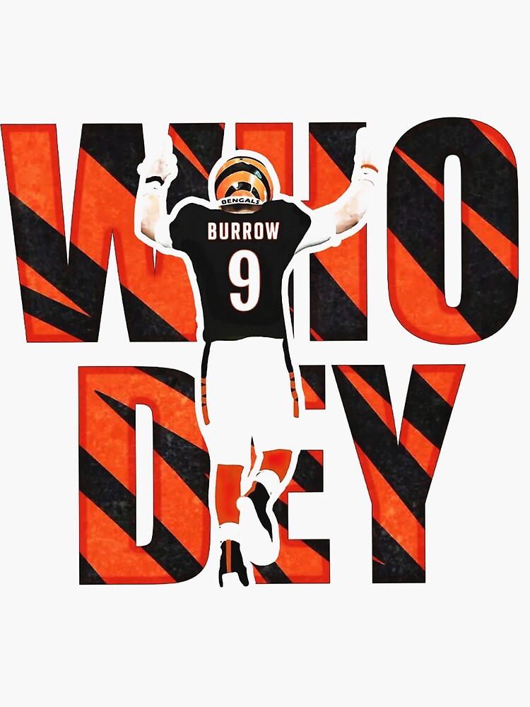 "Who Dey" Sticker for Sale by SeanAForet | Redbubble