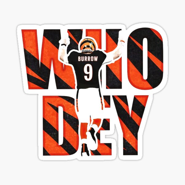 "Who Dey" Sticker for Sale by SeanAForet | Redbubble