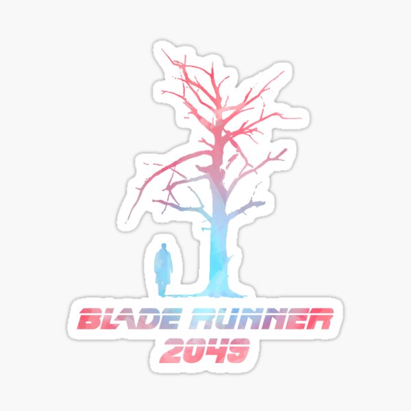"Blade runner 2049 Tree v2" Sticker by VanHand | Redbubble