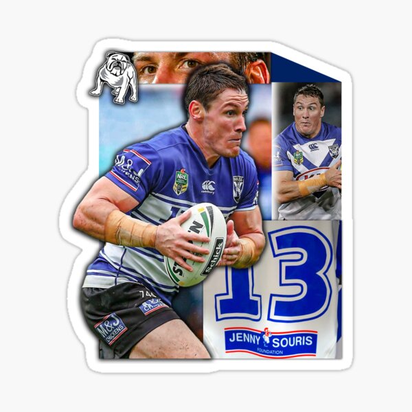 "Josh Jackson - NRL Bulldogs Photoshop Illustratation" Sticker for Sale ...