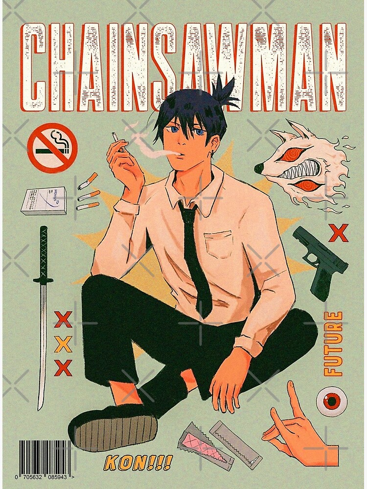 "Aki Chainsaw Man Poster" Poster for Sale by Mikaeel | Redbubble