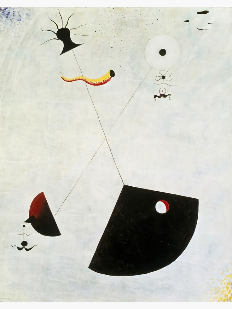 "joan miro style" Poster for Sale by stevenbar | Redbubble