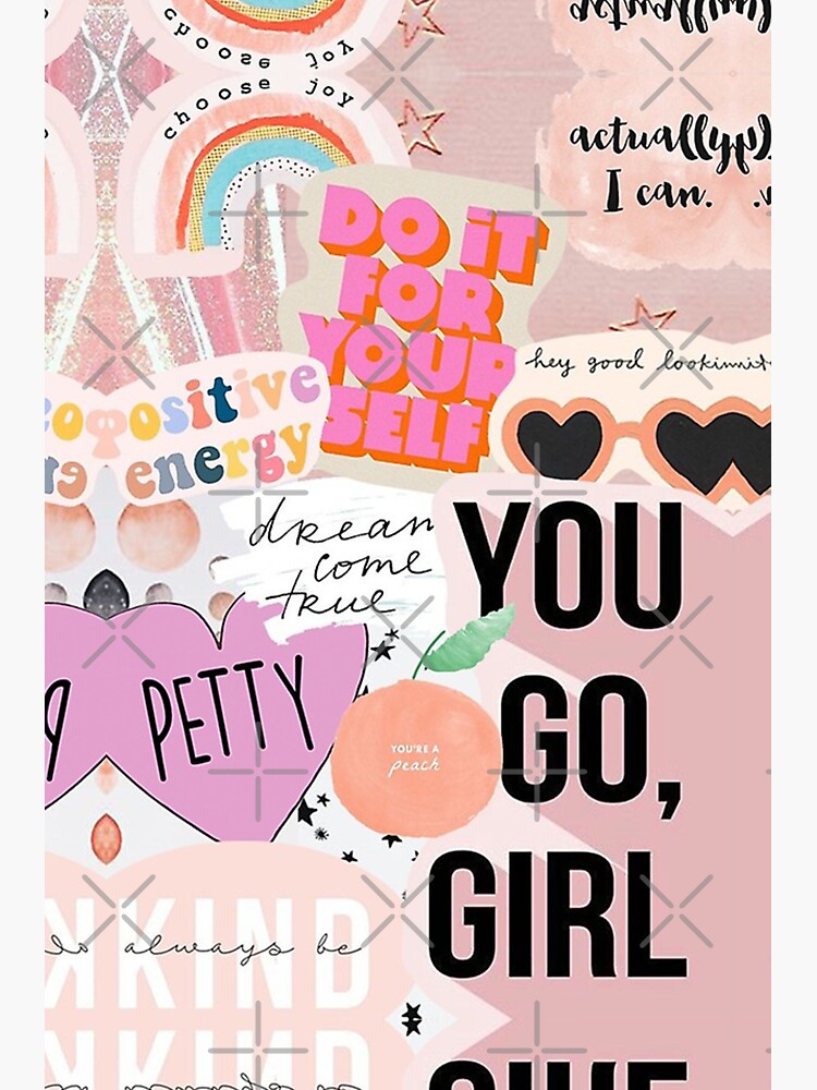 "Girl Power Collage" Sticker for Sale by GGRans | Redbubble