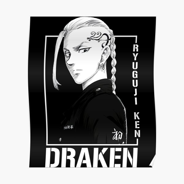 "Draken Tokyo Revengers Manga Perfect Gift For Fan" Poster for Sale by ZivkoProkopi | Redbubble
