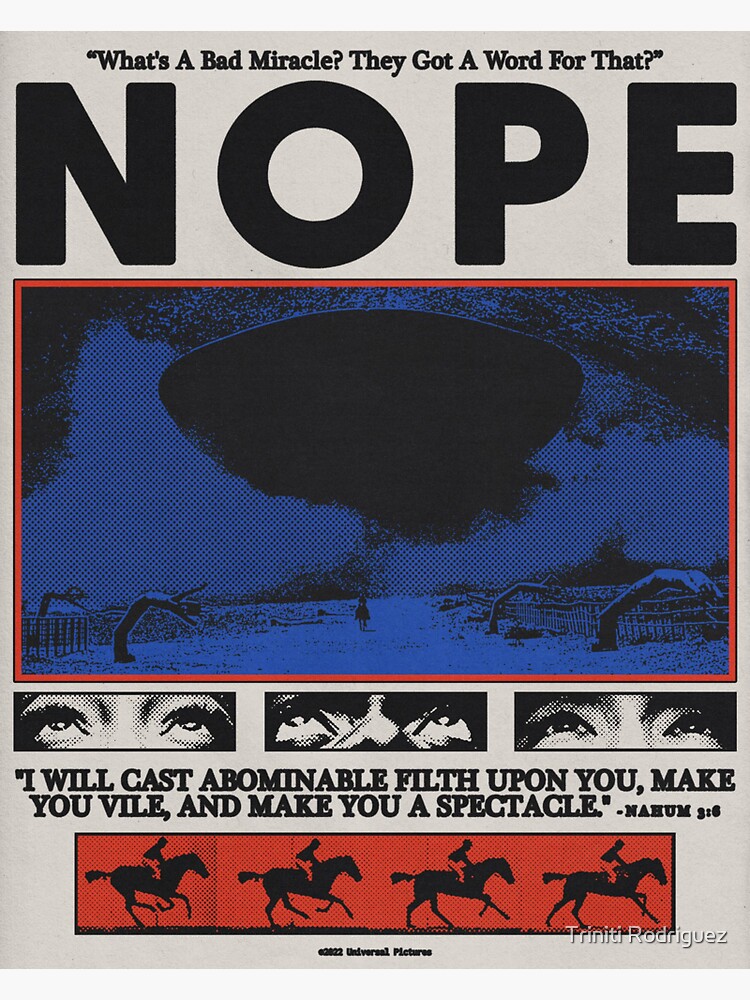 "NOPE Movie (2022)" Sticker for Sale by holytriniti | Redbubble
