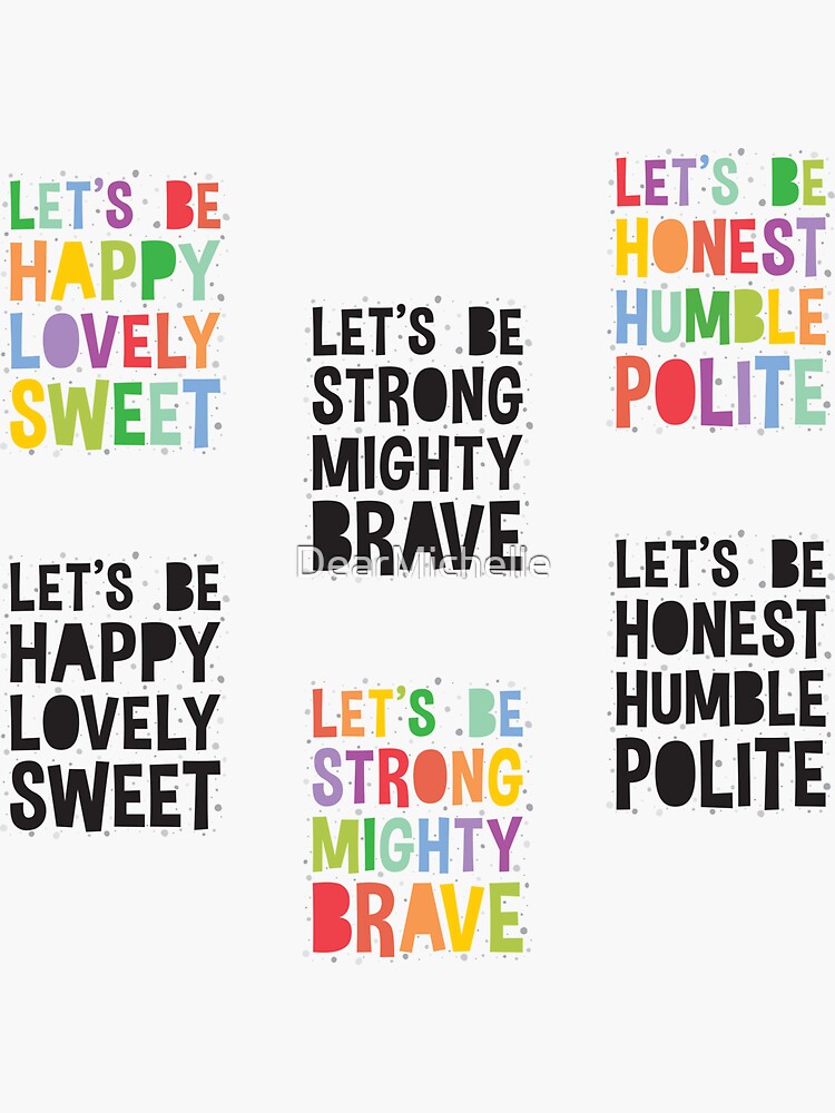 "Positive Inspirational Quote "Sticker Pack"" Sticker for Sale by ...