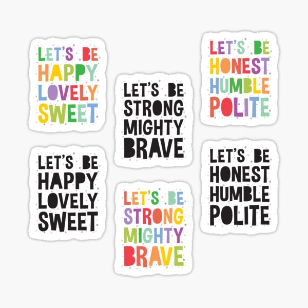"Positive Inspirational Quote "Sticker Pack"" Sticker for Sale by ...