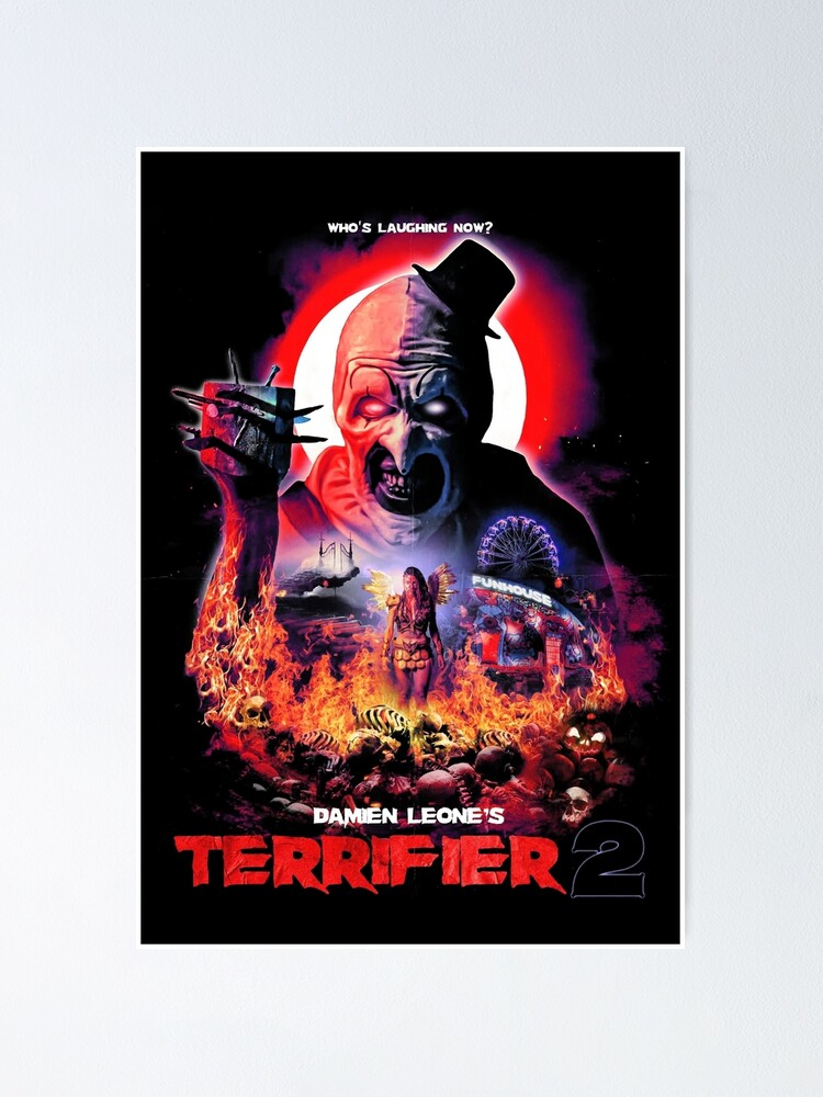 "Terrifier 2 Horror Movie" Poster for Sale by berylwaelchi | Redbubble
