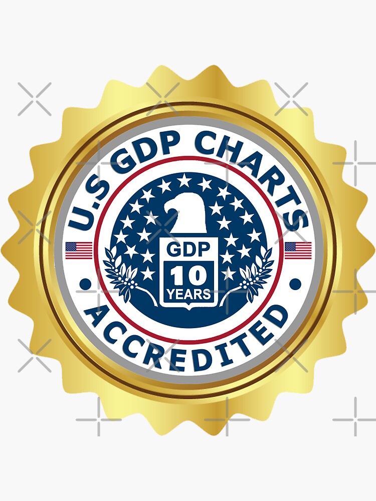 "GDP Accreditation Gold Badge. U.S GDP Charts, www.usgdpcharts.com ...