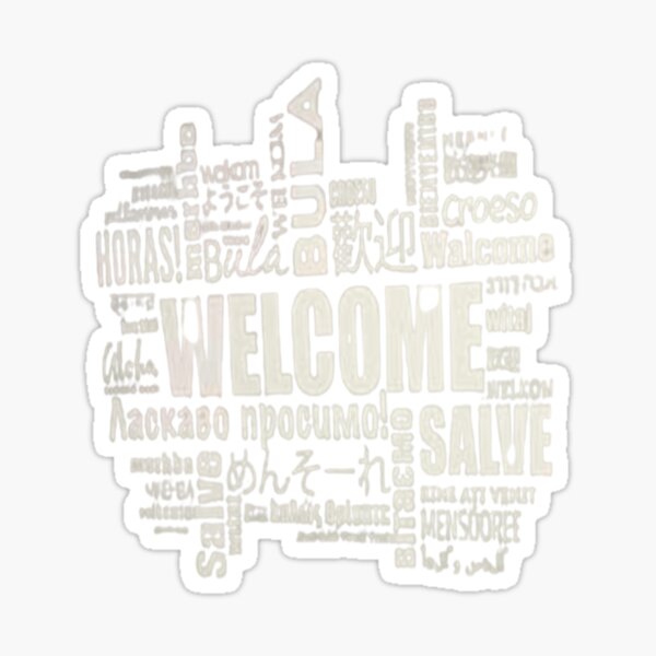 "Greetings, words, different languages" Sticker for Sale by Hassas2016 ...