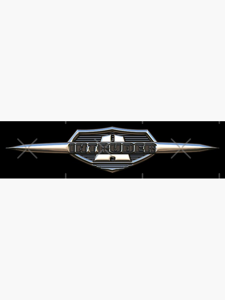 "Intruder logo chrome 3" Poster for Sale by Intruder-Motor | Redbubble
