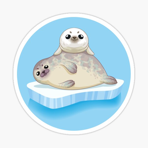 Pegatina «Lindo diseño de personajes de dibujos animados de la familia ...