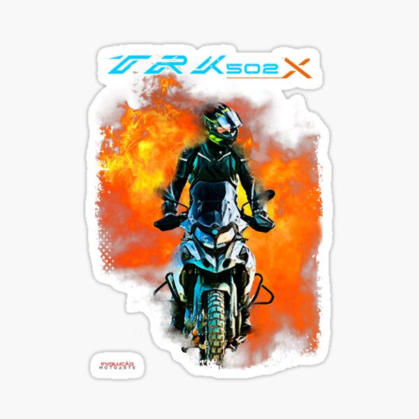 "TRK 502 X Benelli Firework" Sticker for Sale by Evomotoarte | Redbubble