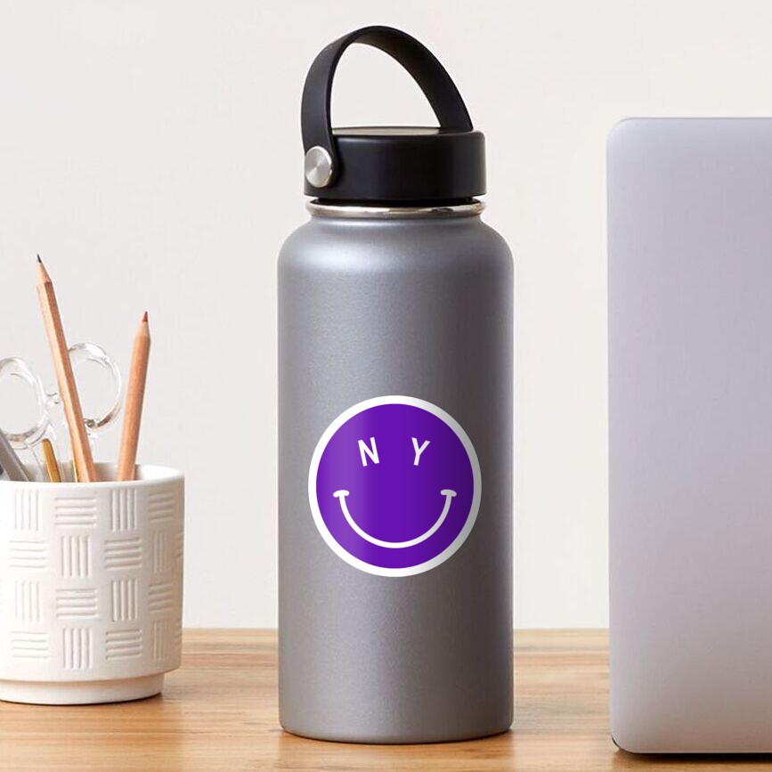 "NYU Happy" Sticker for Sale by martileanne | Redbubble