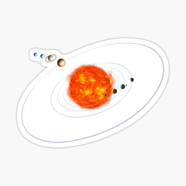 "Solar system " Sticker for Sale by suherman354 | Redbubble