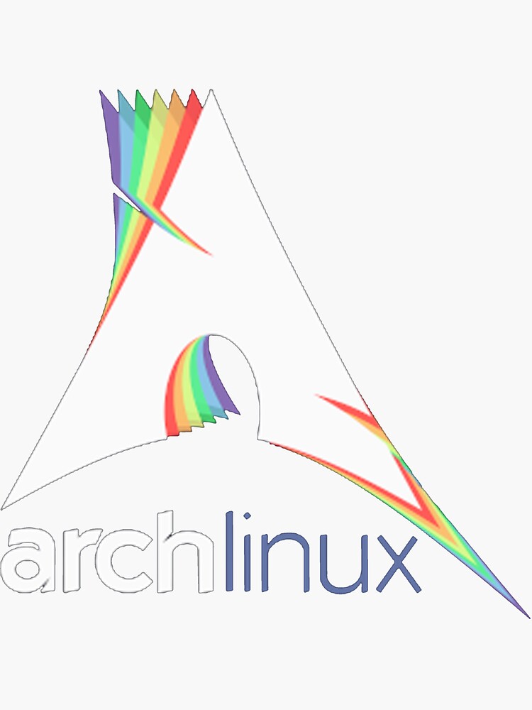 "Awesome Archlinux Design" Sticker for Sale by demnatyi | Redbubble