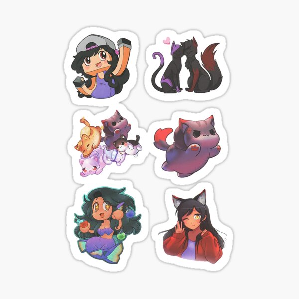 "Aphmau Pack" Sticker for Sale by MatildaMenina | Redbubble