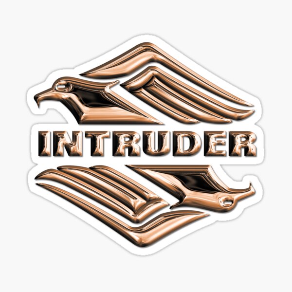 "Intruder Logo 3-2 copper" Sticker for Sale by Intruder-Motor | Redbubble